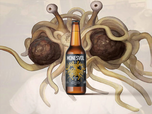Monesvol, la cerveza en honor al Dios y la religión pastafari